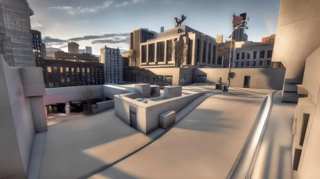 A neural network presented different variants of Dust2 from CS:GO ...